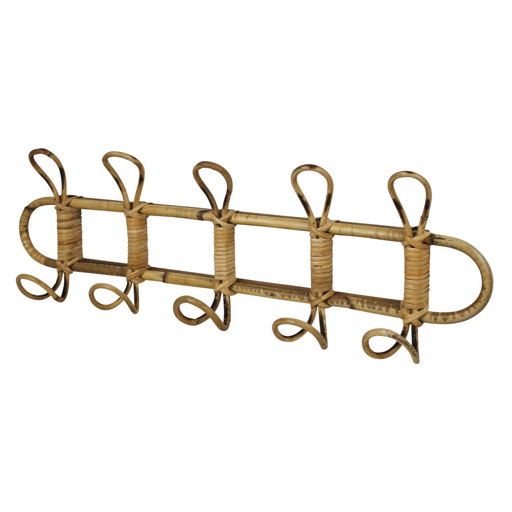 Cayman Rattan Wall Hooks - Hallway Hat Rack - Dear Keaton