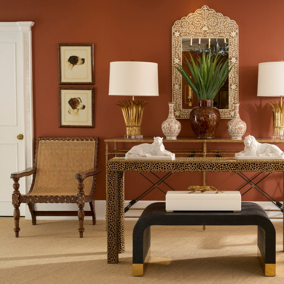 Aryana Lounge Chair - Mother of Pearl Inlay Seating - Dear Keaton