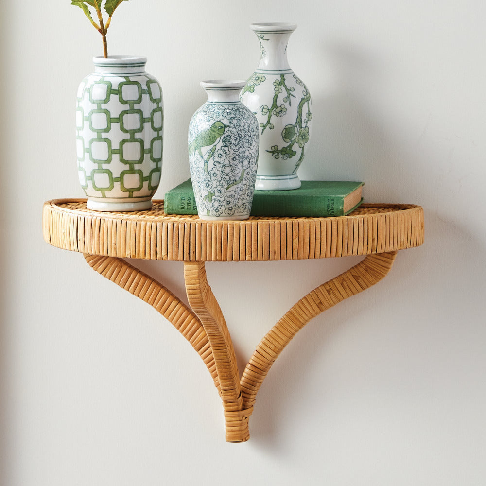 Cambria Rattan Wall Bracket - Shelf for Wall Decor - Dear Keaton
