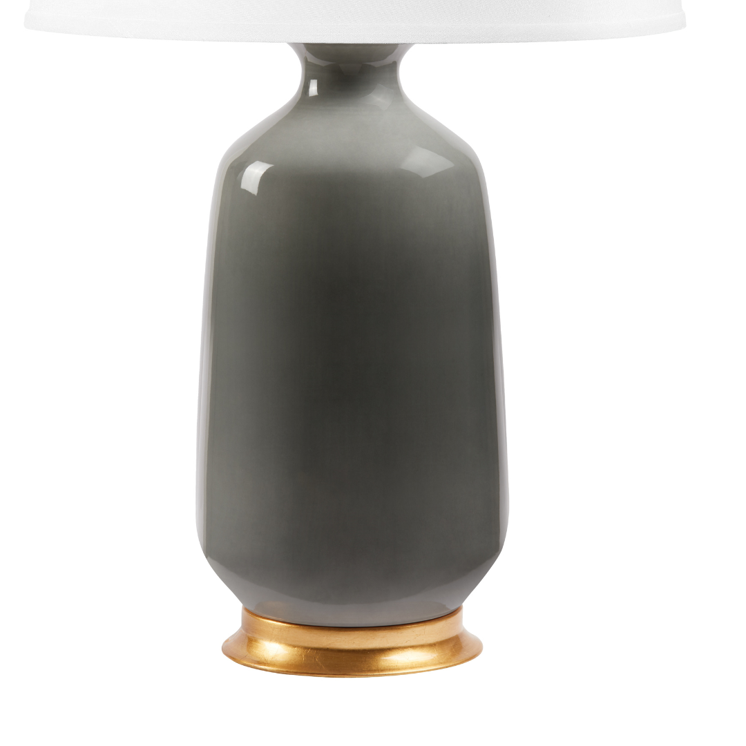 Carolyn Gray Lamp - Classic Porcelain Lighting - Dear Keaton