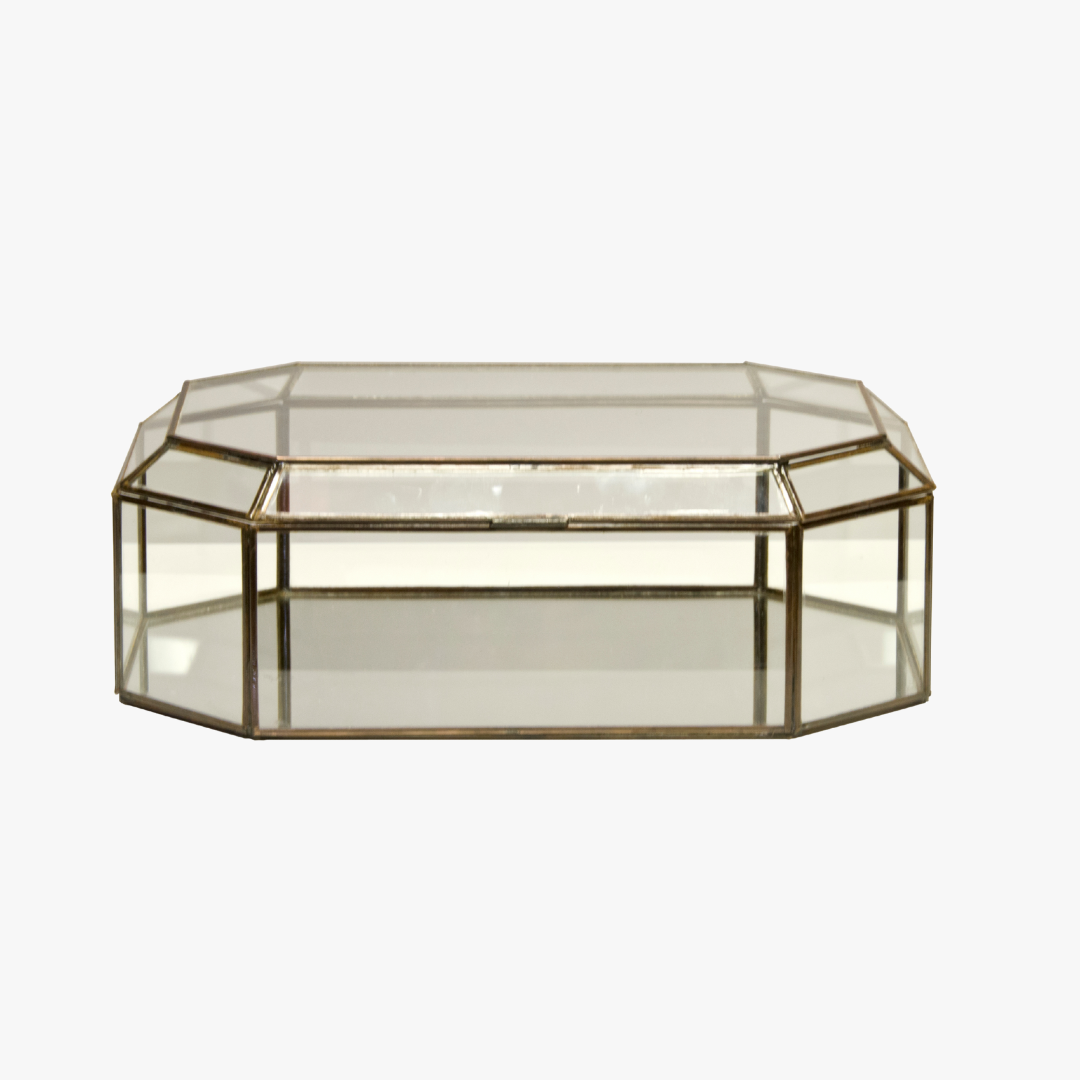 Cooper Glass Display Box - Glass Decorative Accents - Dear Keaton
