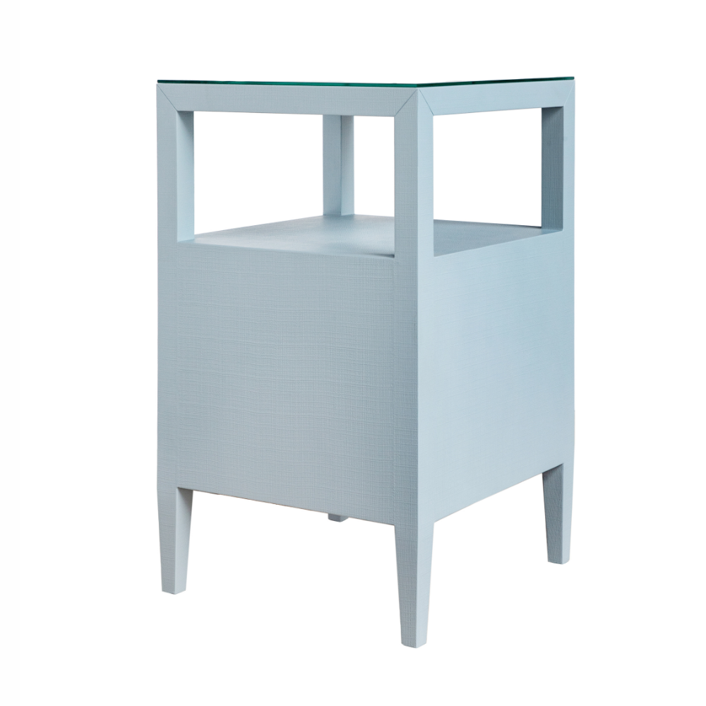 Daisy Light Blue Side Table - Small Nightstands - Dear Keaton
