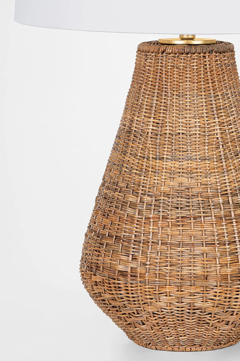 Tenby Table Lamp - Woven Abaca Rope Lighting - Dear Keaton