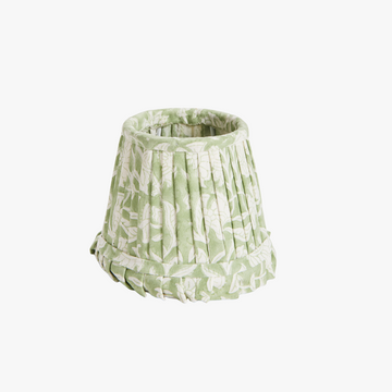 green pattern lampshade