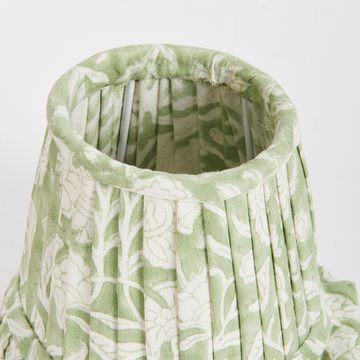 green pattern lampshade