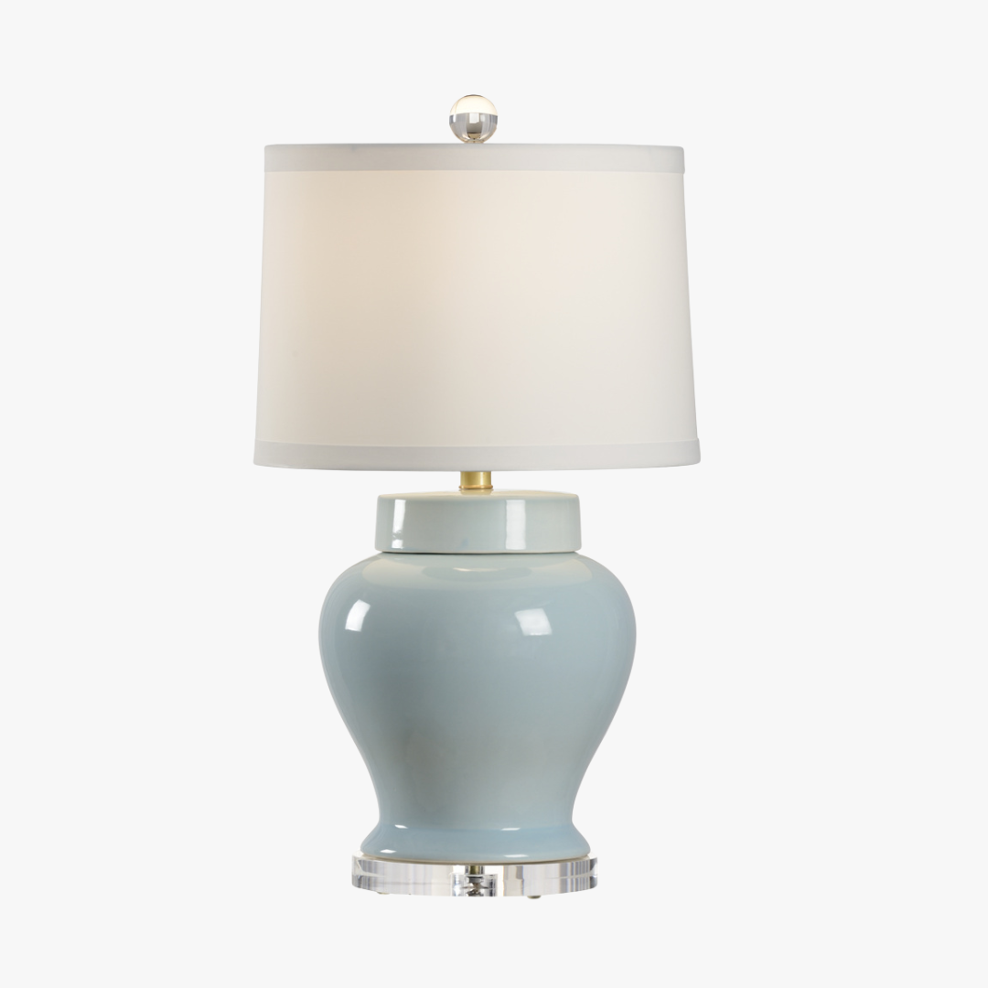 Lilou Soft Blue Table Lamp - Coastal Lighting - Dear Keaton