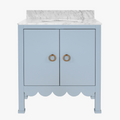 Margate Light Blue Vanity - Marble Bathroom Vanities - Dear Keaton