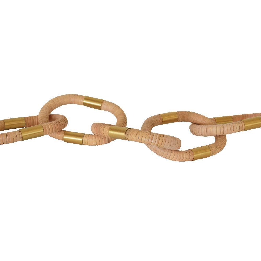Otto Rattan Chain Links - Coastal Decorative Objects - Dear Keaton