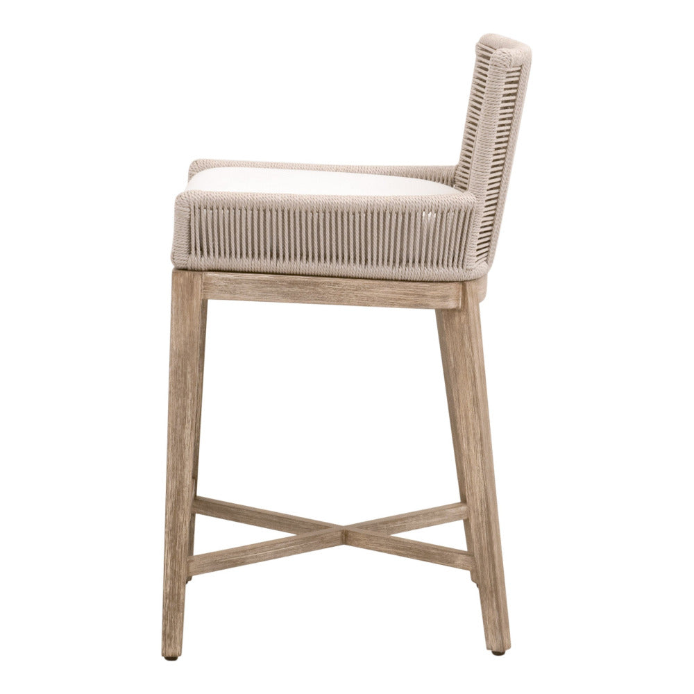 Oasis Counter Stool - Woven Rope Kitchen Stools - Dear Keaton