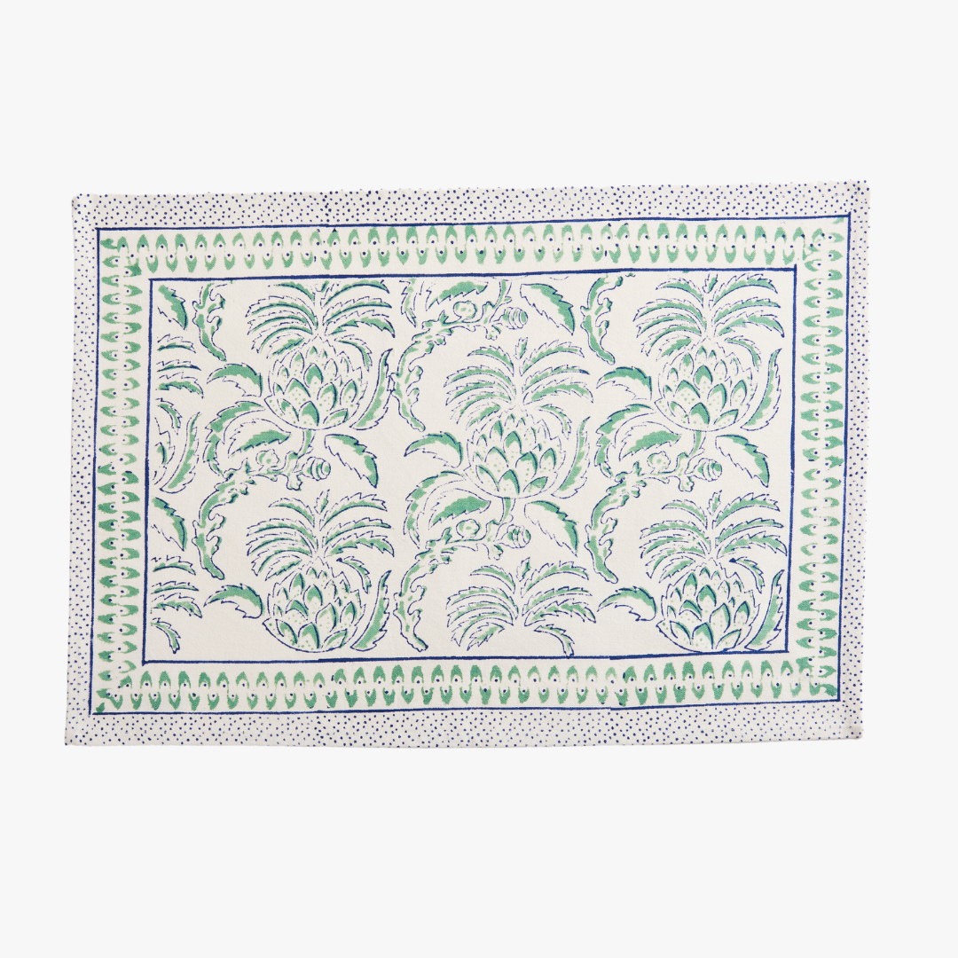 Thistle Placemat - Shop Block Print Table Linens - Dear Keaton