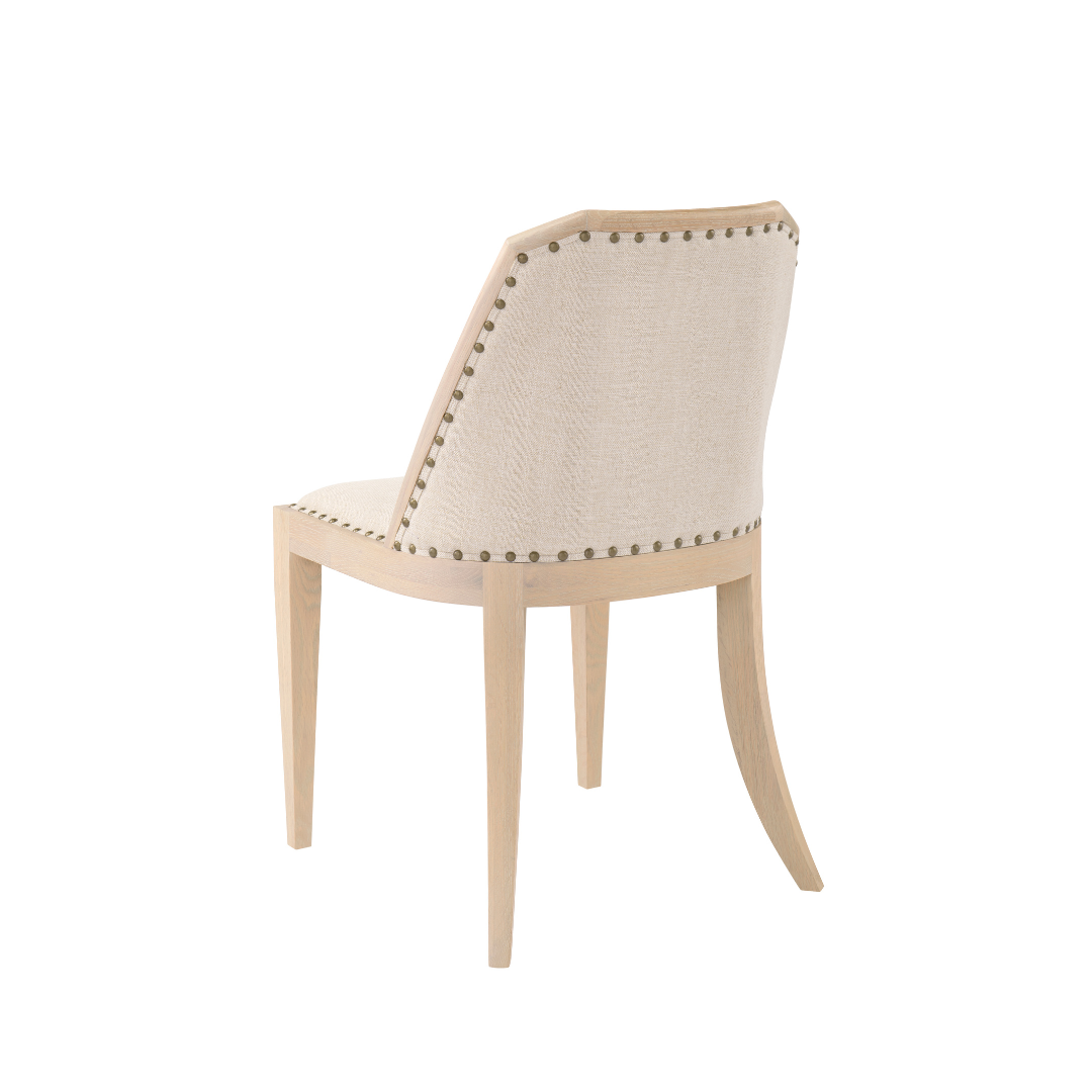 Aden Dining Chair - Linen and Oak Seating - Dear Keaton