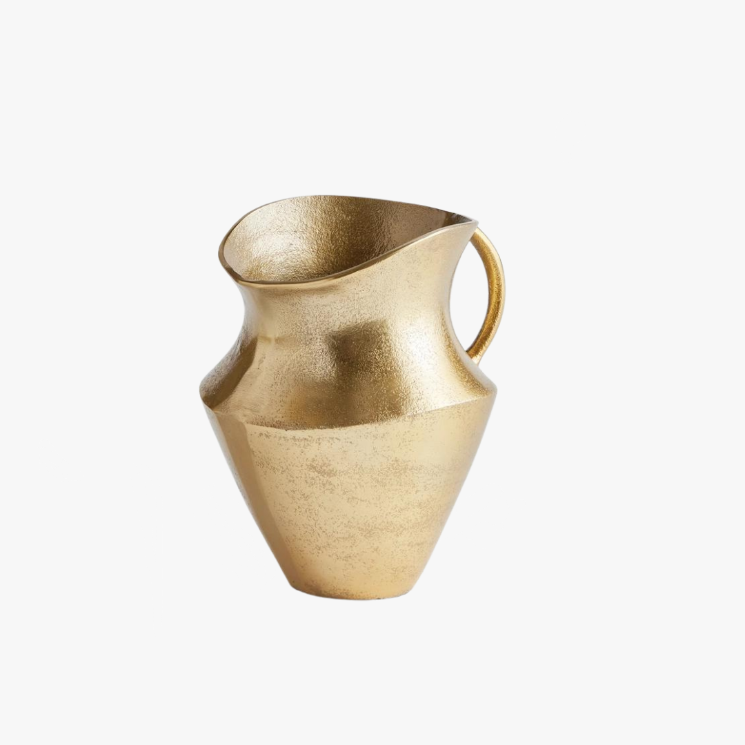 Estelle Pitcher - Decorative Gold Pitchers and Vases - Dear Keaton