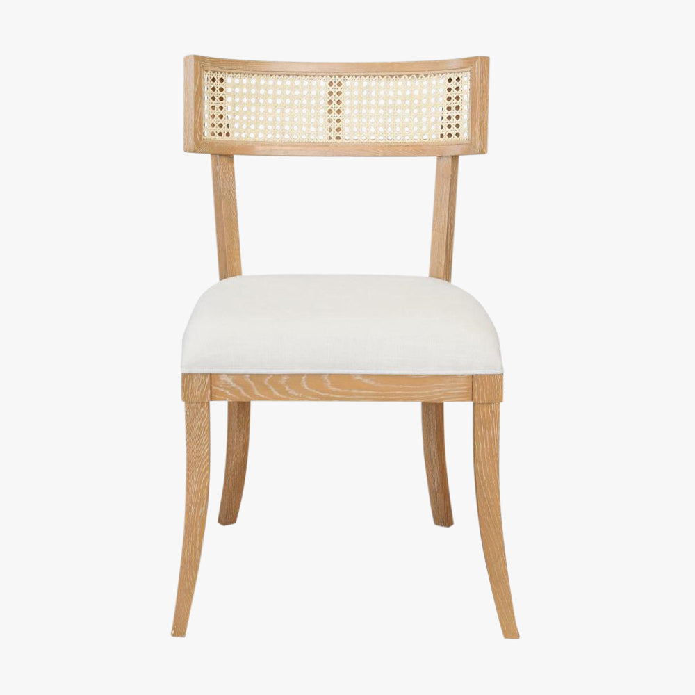Alexa Oak Chair - Cane Back Dining Chairs - Dear Keaton