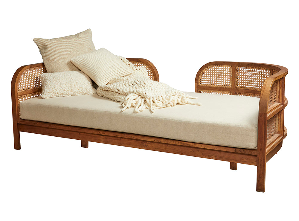 Cebu Woven Cane Daybed - Shop RattanFurniture - Dear Keaton