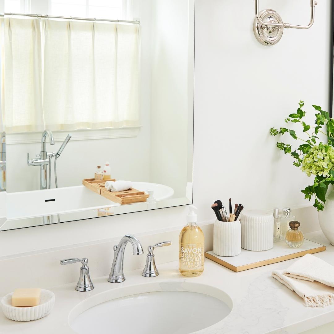 Marmo Marble Soap Dish - Fluted White Marble - Dear Keaton