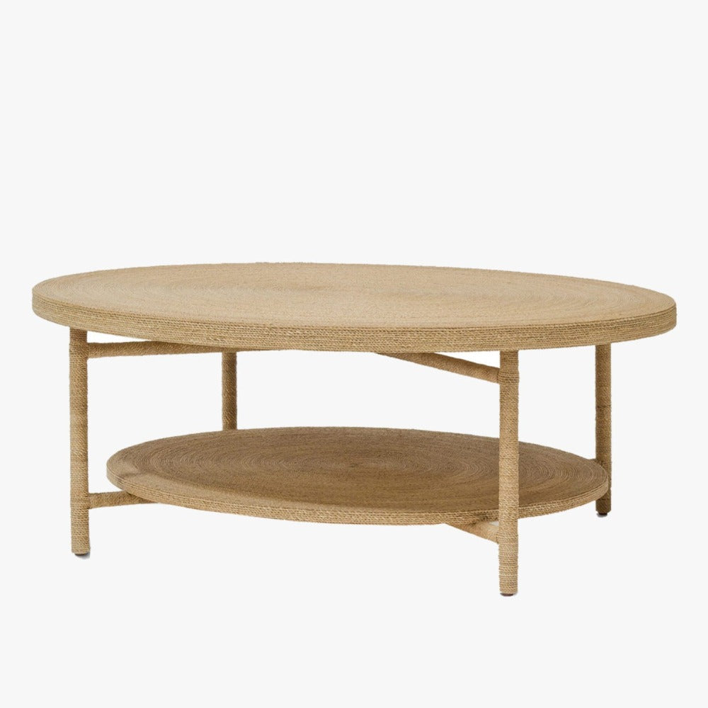 Monarch Seagrass Coffee Table - Beach House Furniture