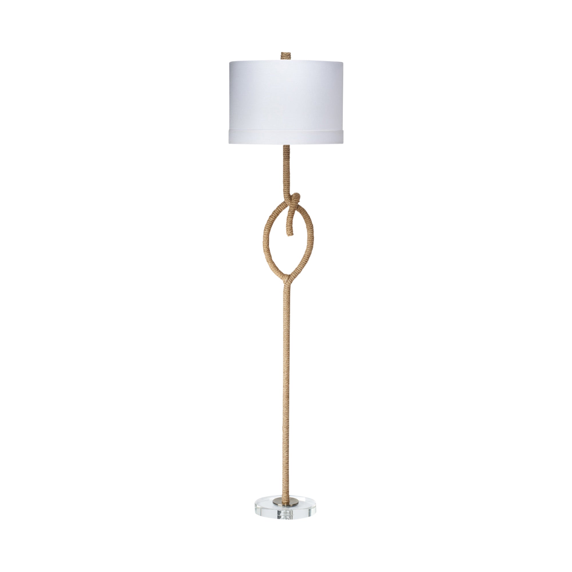 Sullivan Natural Floor Lamp - Coastal Rope Lighting - Dear Keaton