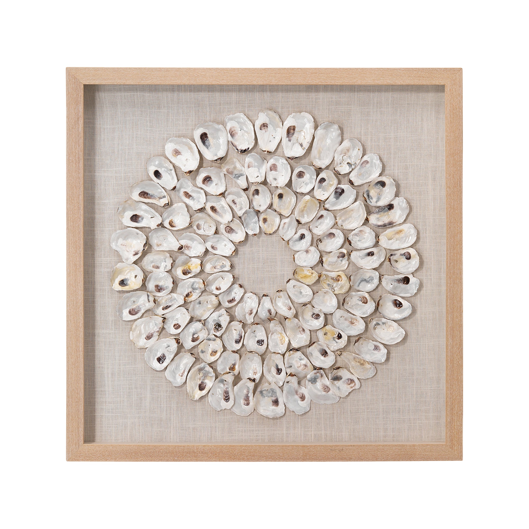 Sun Shell Wall Art - Framed Sea Shell Mosaic Art - Dear Keaton