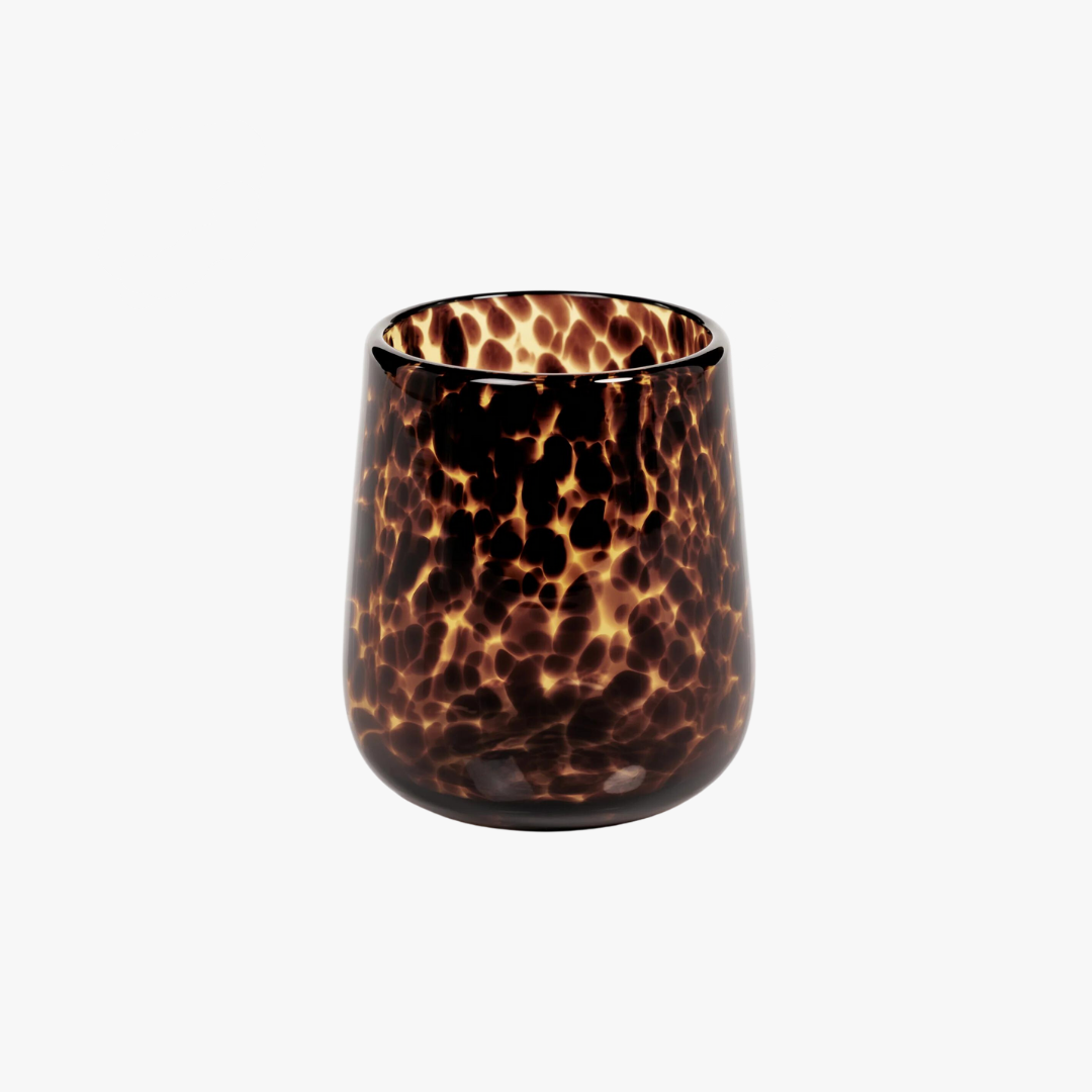 Tortoise Stemless Glass Set - Classic Barware - Dear Keaton